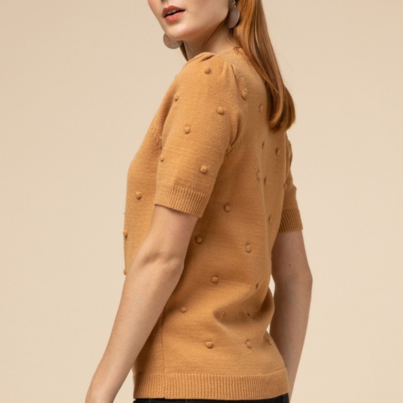 entro | Sweaters | Textured Dot Sweater | Poshmark